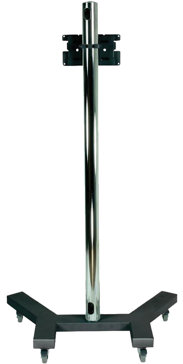 B-TECH BT7504/PB PIED SUR ROULETTES ECRAN PLAT VESA 75 vers 200x100 ...