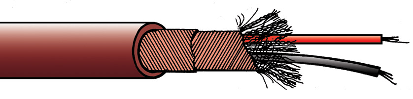 CANFORD HSB CABLE 1 paire, marron (BBC PSF2/9B)